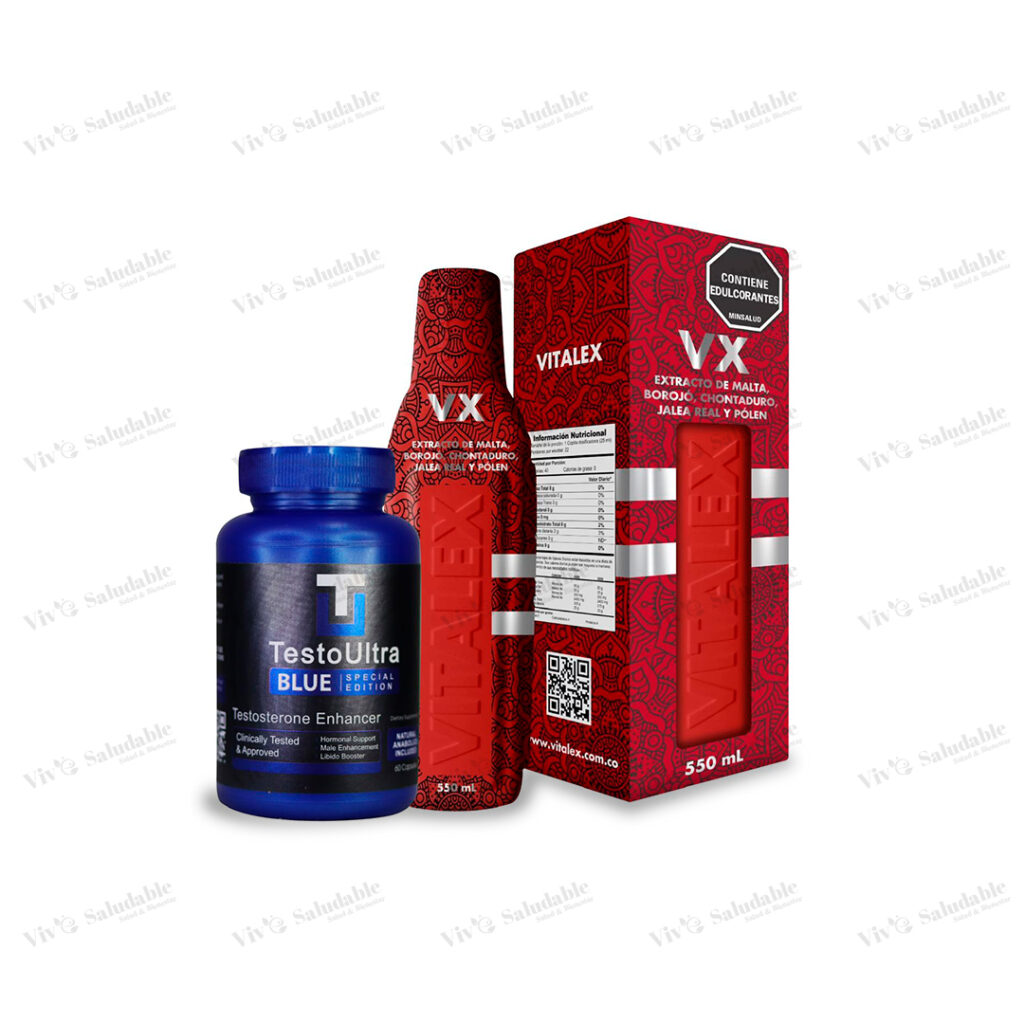 TESTOULTRA BLUE + VITALEX – Vivo Saludable